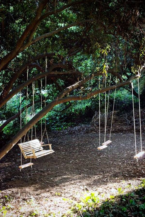 23 Garden Tree Swing Ideas You Cannot Miss | SharonSable
