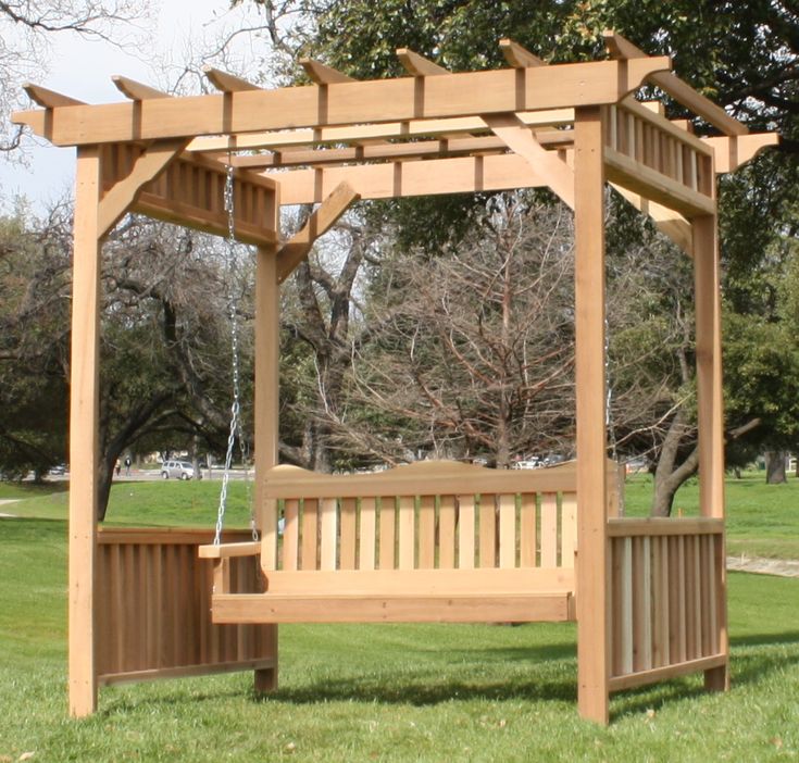 17 Garden Swing with Trellis Ideas Worth a Look | SharonSable