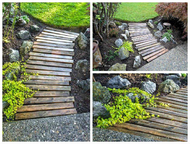 25 Wooden Pallet Garden Walkway Ideas For This Year | SharonSable