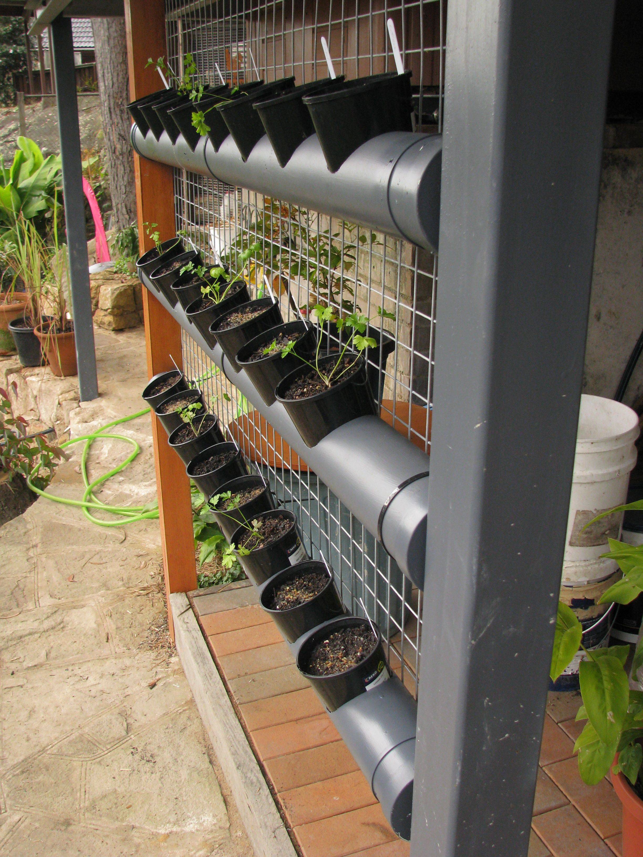 18 PVC Vertical Garden Ideas Worth a Look | SharonSable