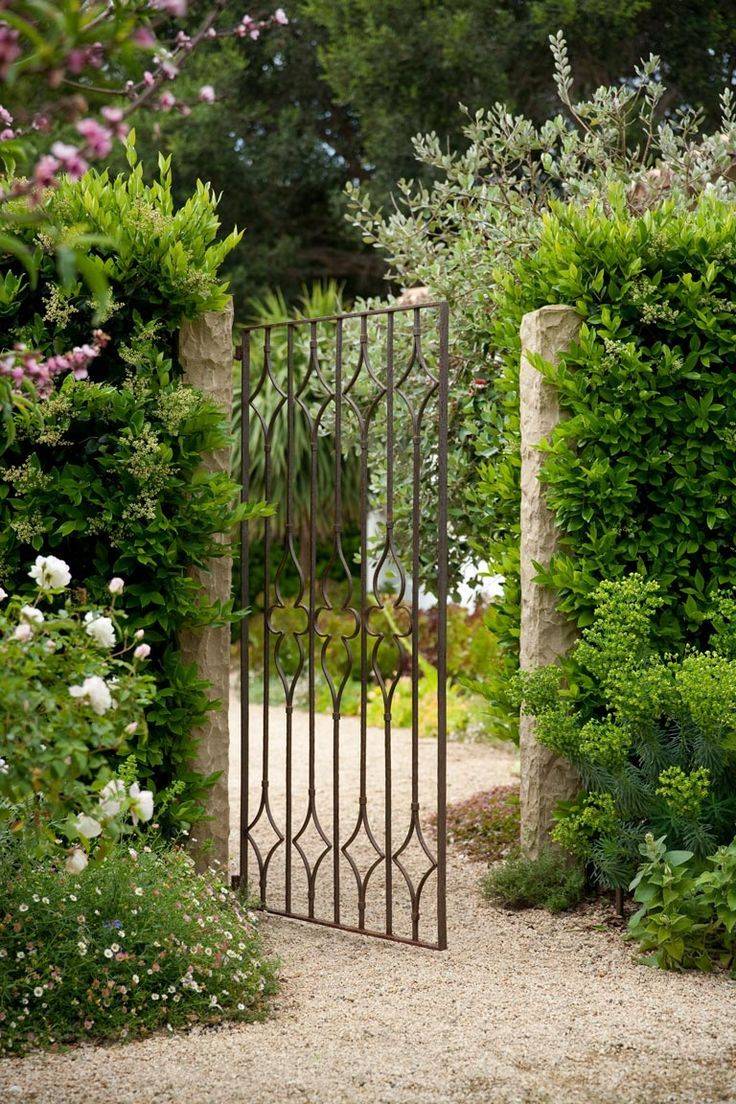 20 French Country Garden Gate Ideas You Must Look | SharonSable