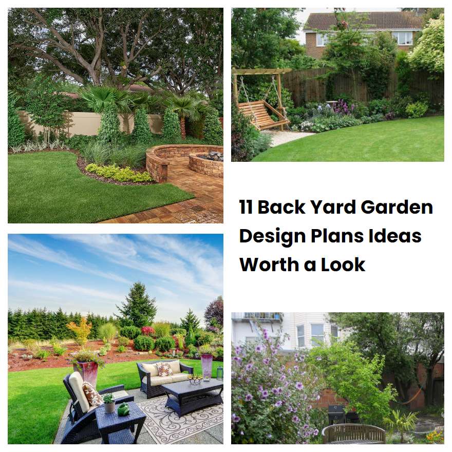 11 Back Yard Garden Design Plans Ideas Worth a Look | SharonSable
