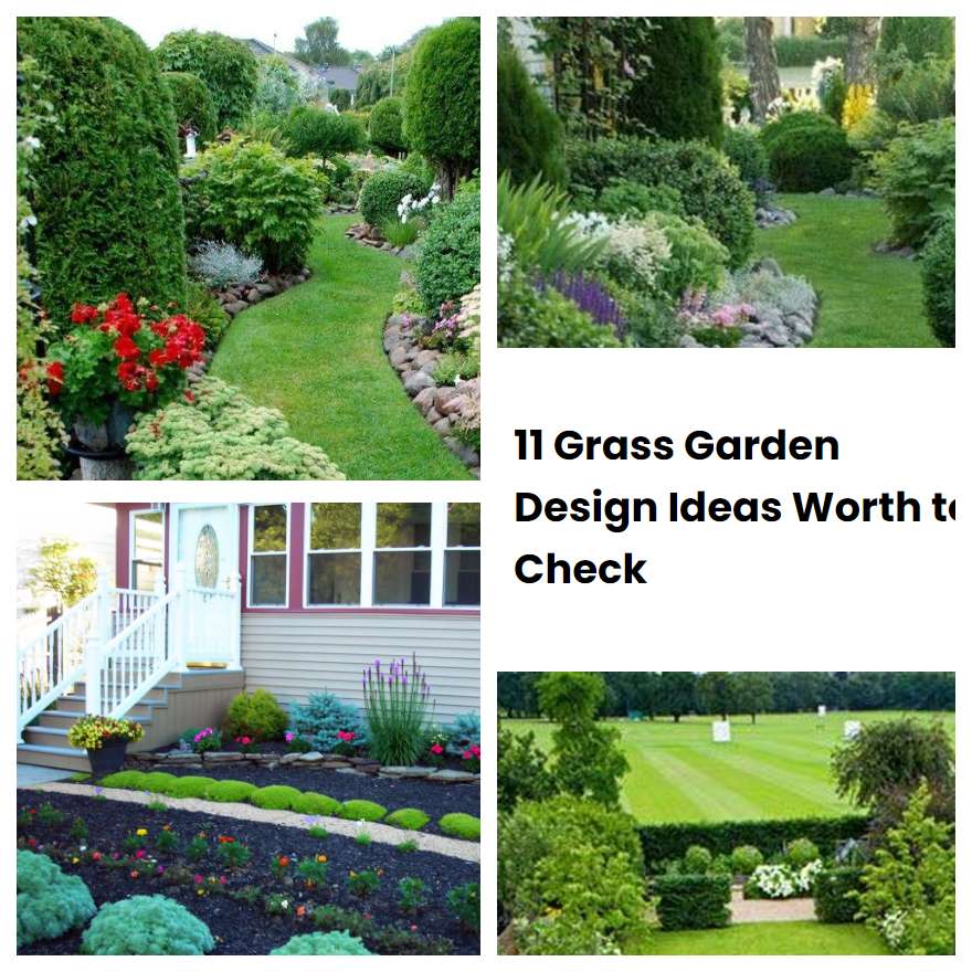 11 Grass Garden Design Ideas Worth to Check | SharonSable