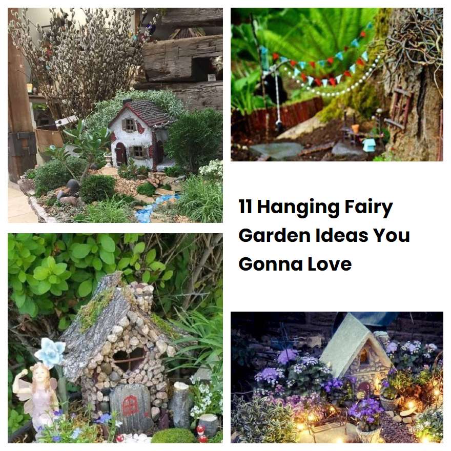 11 Hanging Fairy Garden Ideas You Gonna Love | SharonSable