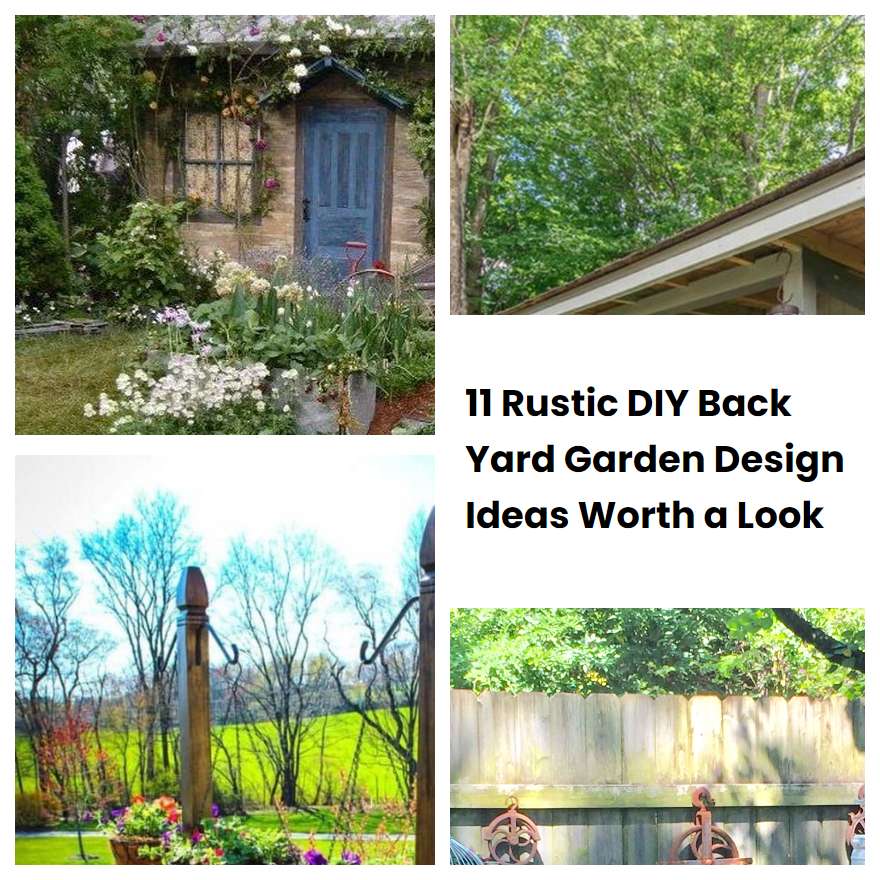 11 Rustic DIY Back Yard Garden Design Ideas Worth a Look | SharonSable