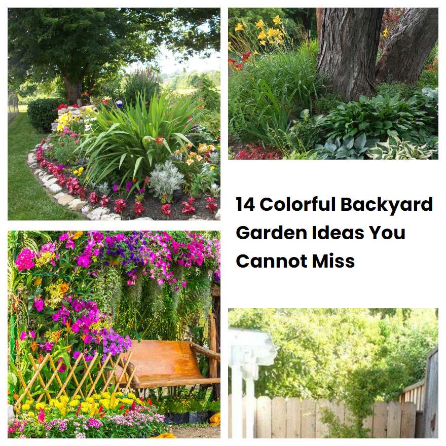 14 Colorful Backyard Garden Ideas You Cannot Miss Sharonsable