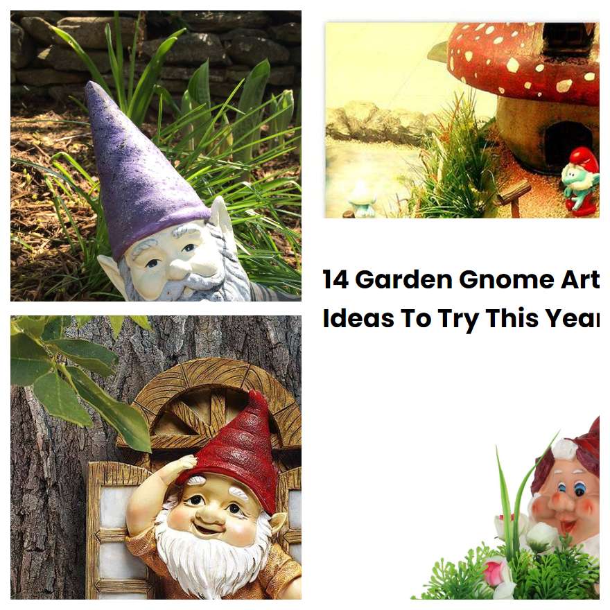 14 Garden Gnome Art Ideas To Try This Year | SharonSable