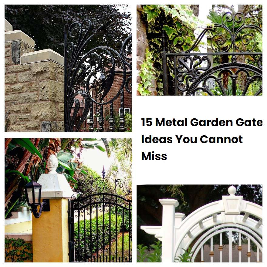 15 Metal Garden Gate Ideas You Cannot Miss | SharonSable