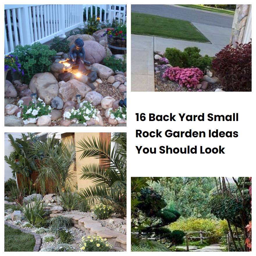 16 Back Yard Small Rock Garden Ideas You Should Look | SharonSable
