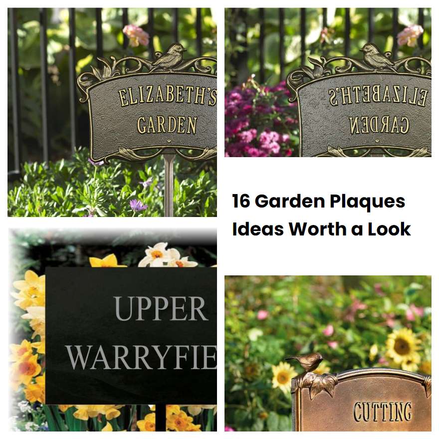 16 Garden Plaques Ideas Worth a Look | SharonSable