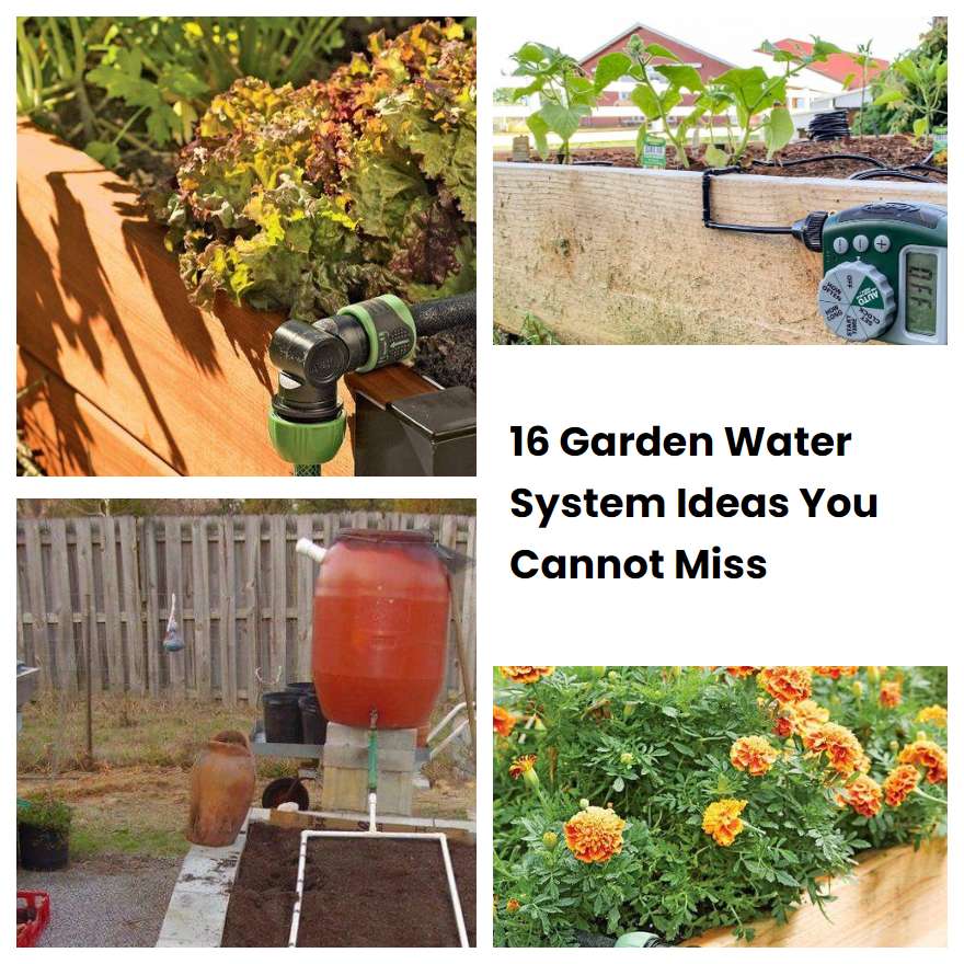 16 Garden Water System Ideas You Cannot Miss | SharonSable