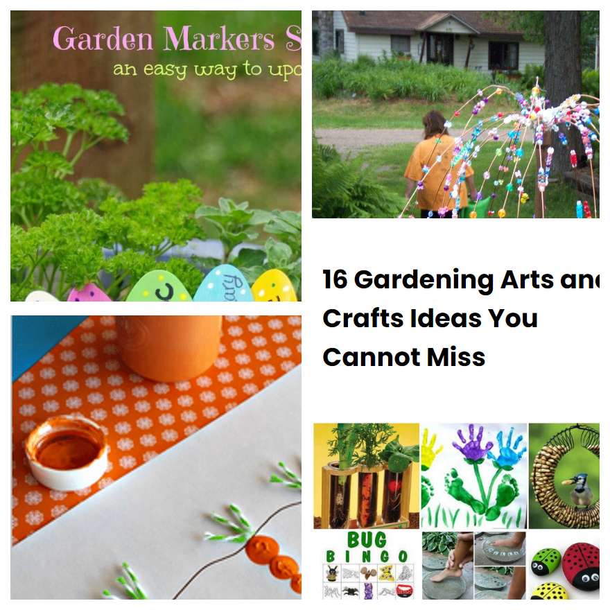 16 Gardening Arts and Crafts Ideas You Cannot Miss | SharonSable