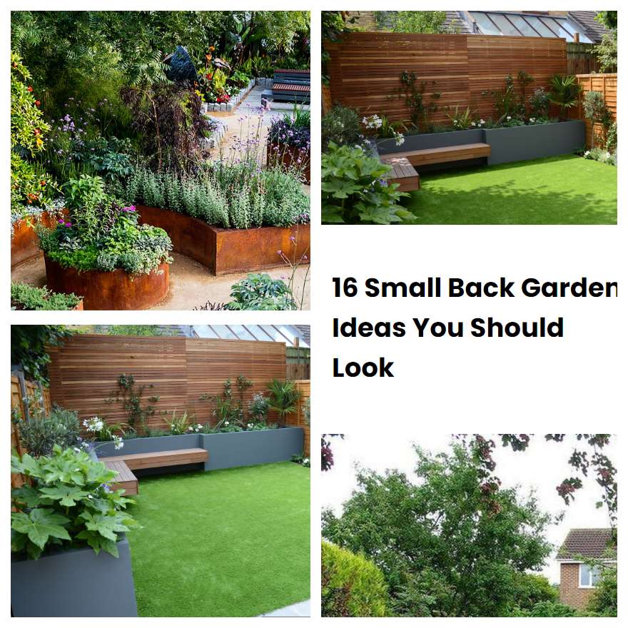 16 Small Back Garden Ideas You Should Look | SharonSable