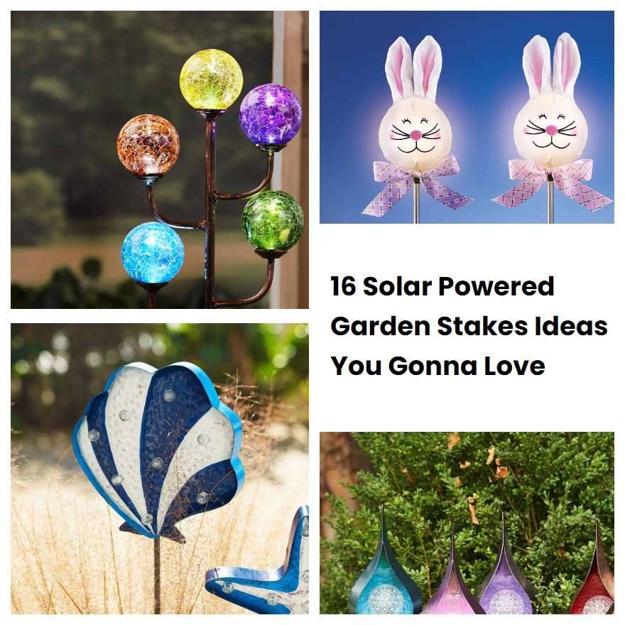 16 Solar Powered Garden Stakes Ideas You Gonna Love | SharonSable