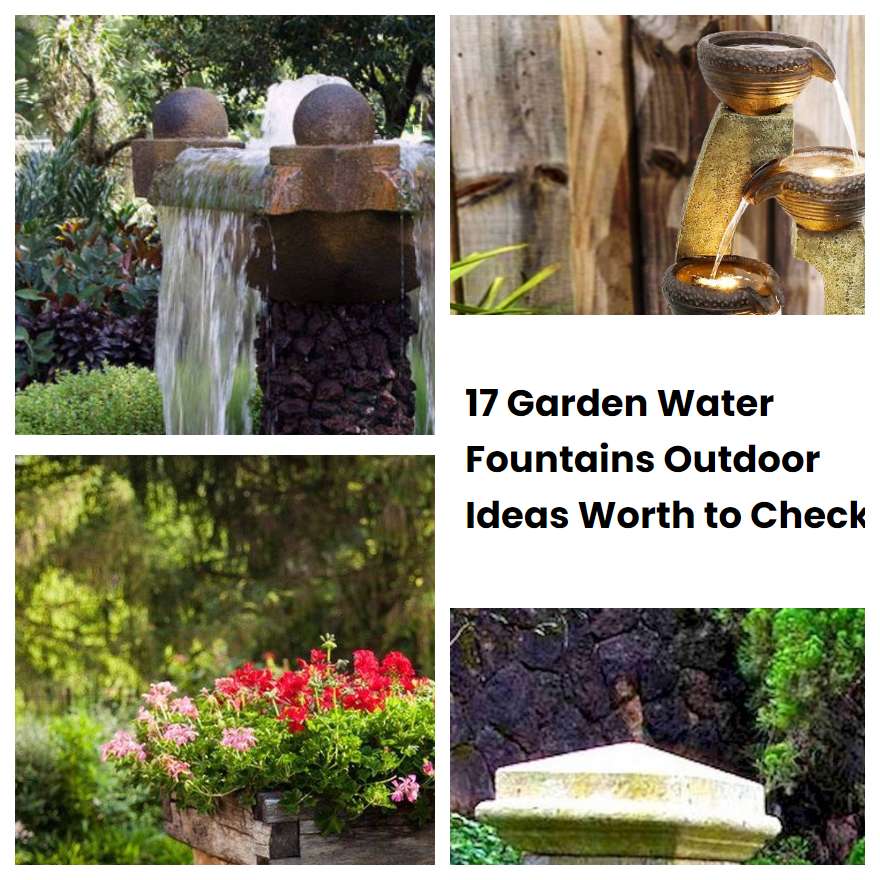 17 Garden Water Fountains Outdoor Ideas Worth to Check | SharonSable