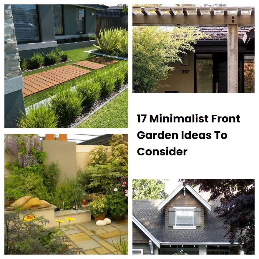 17 Minimalist Front Garden Ideas To Consider | SharonSable