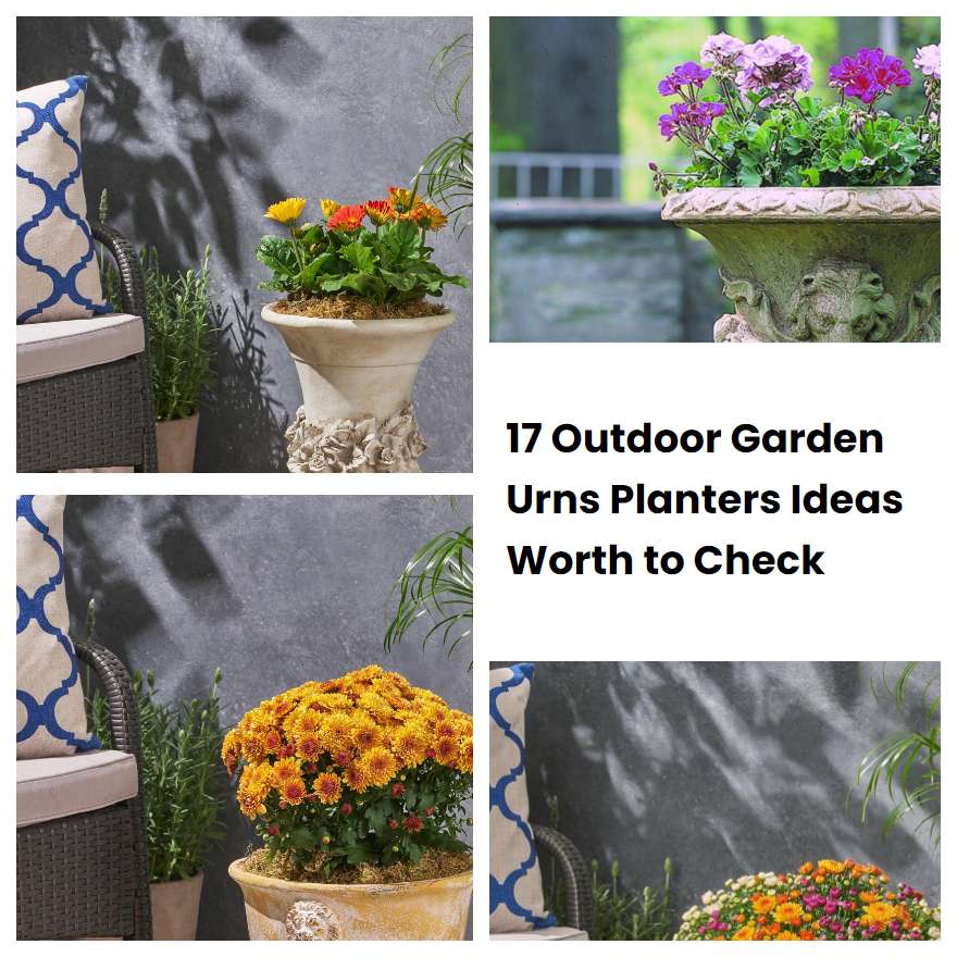 17 Outdoor Garden Urns Planters Ideas Worth to Check | SharonSable