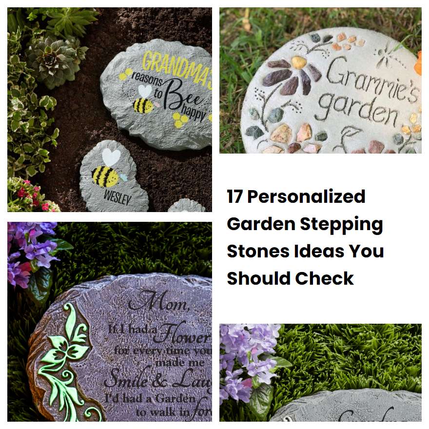 17 Personalized Garden Stepping Stones Ideas You Should Check | SharonSable