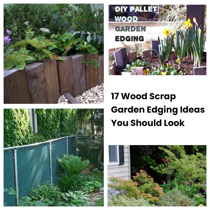 17 Wood Scrap Garden Edging Ideas You Should Look | SharonSable
