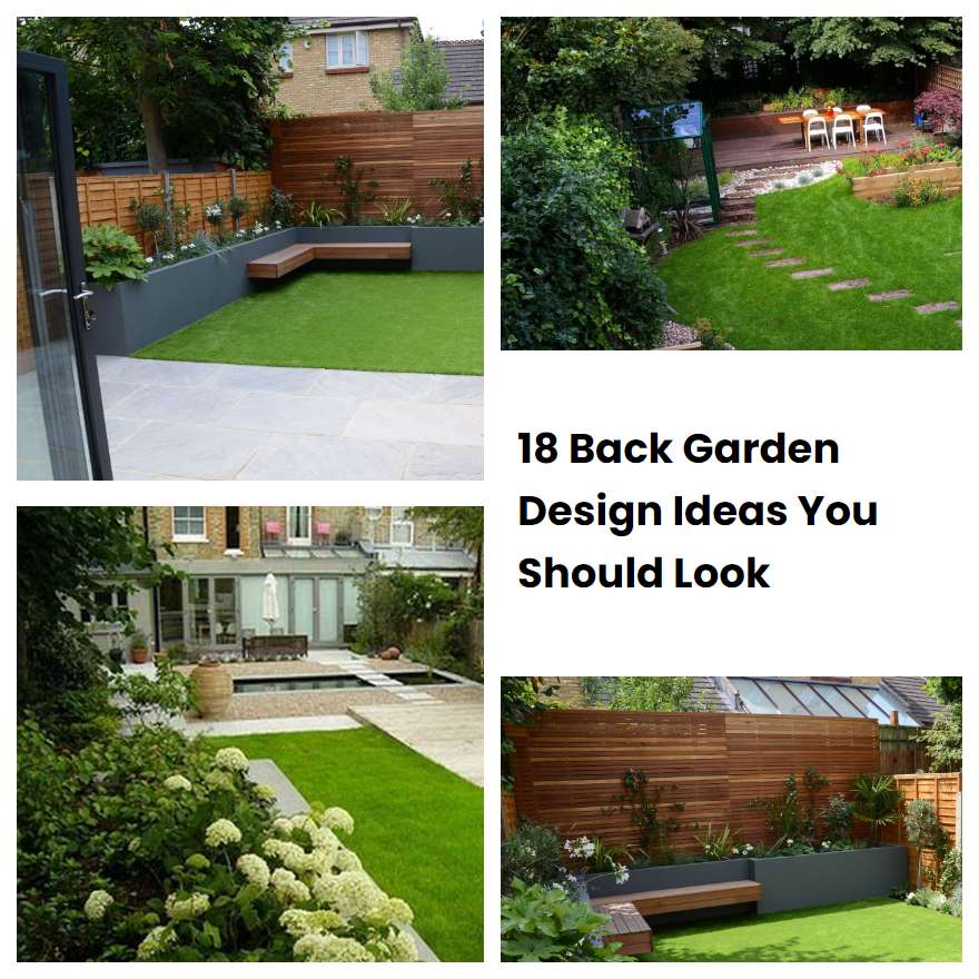 18 Back Garden Design Ideas You Should Look | SharonSable
