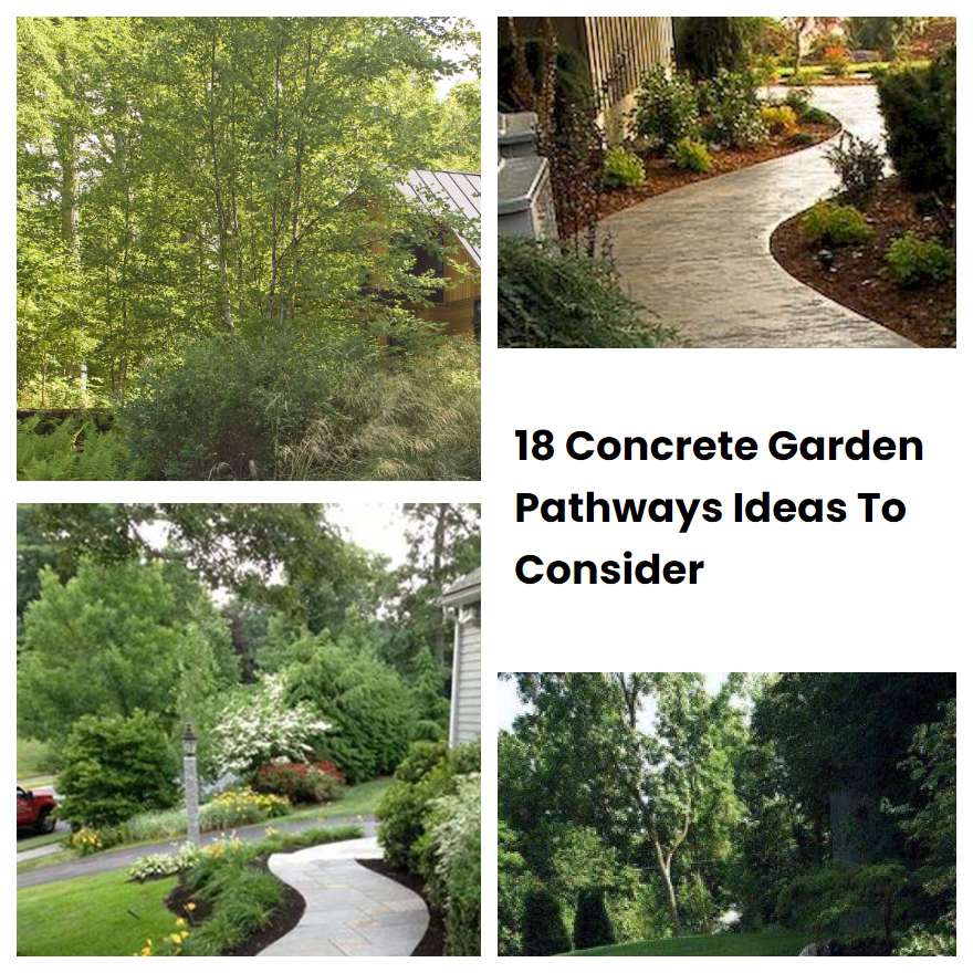 18 Concrete Garden Pathways Ideas To Consider | SharonSable