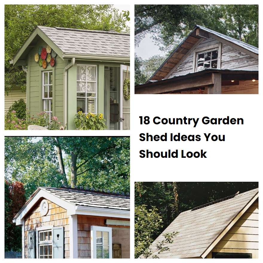 18 Country Garden Shed Ideas You Should Look | SharonSable