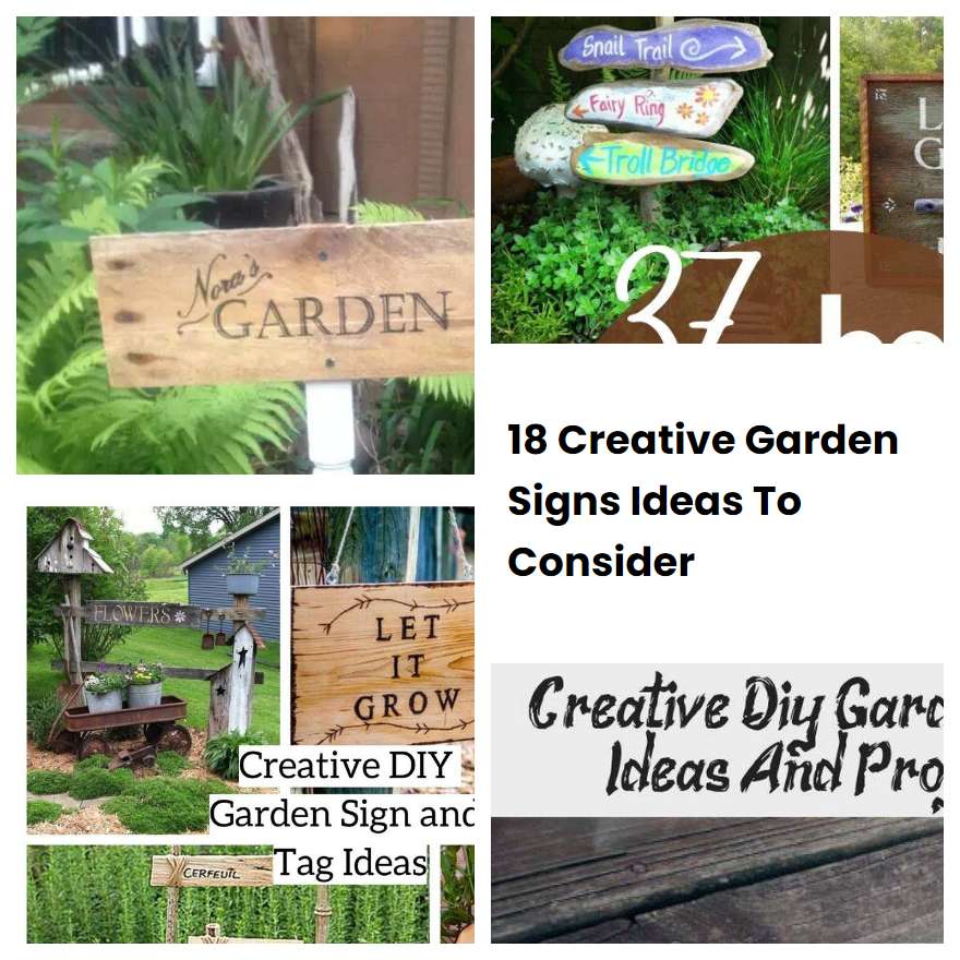 18 Creative Garden Signs Ideas To Consider | SharonSable