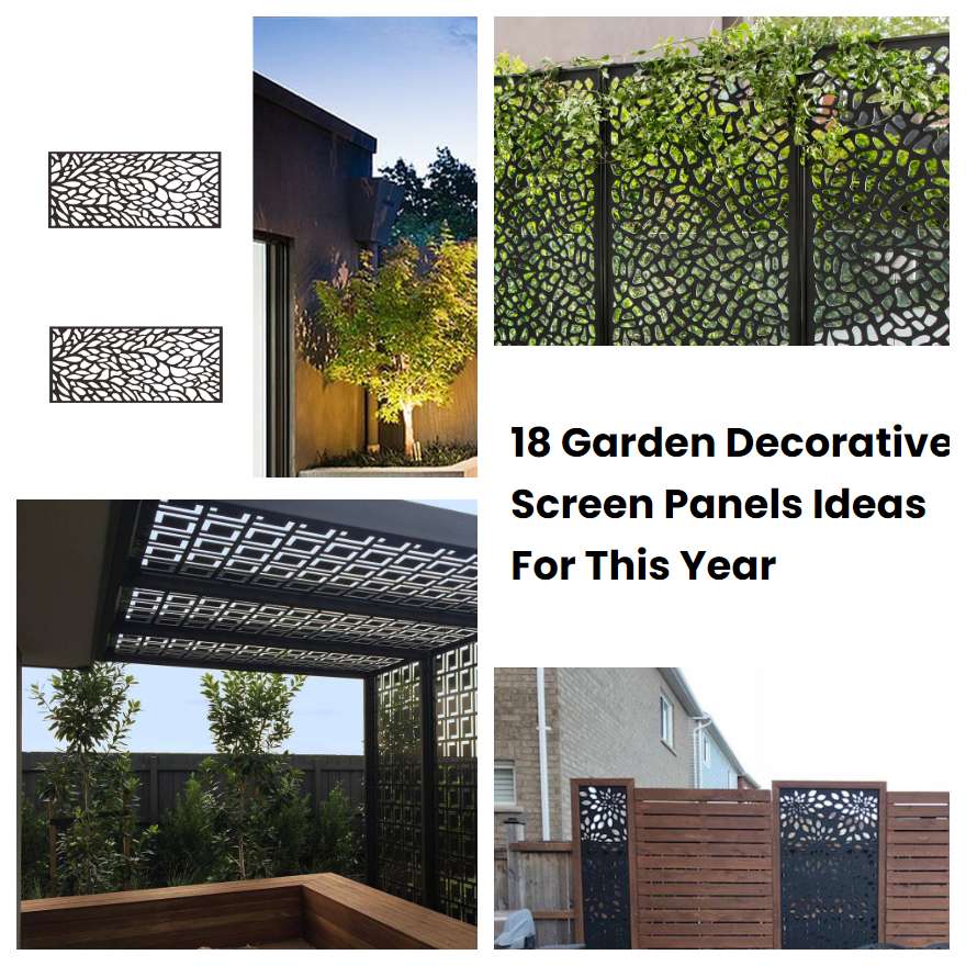 18 Garden Decorative Screen Panels Ideas For This Year | SharonSable