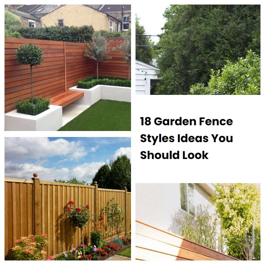 18 Garden Fence Styles Ideas You Should Look | SharonSable