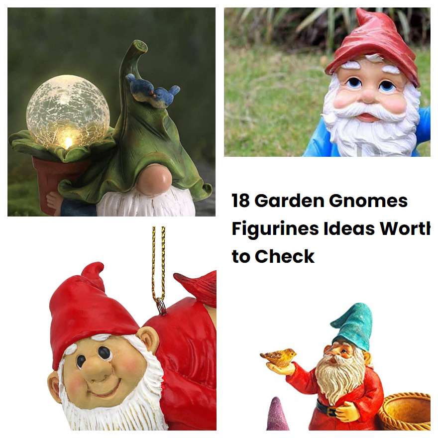 18 Garden Gnomes Figurines Ideas Worth to Check | SharonSable