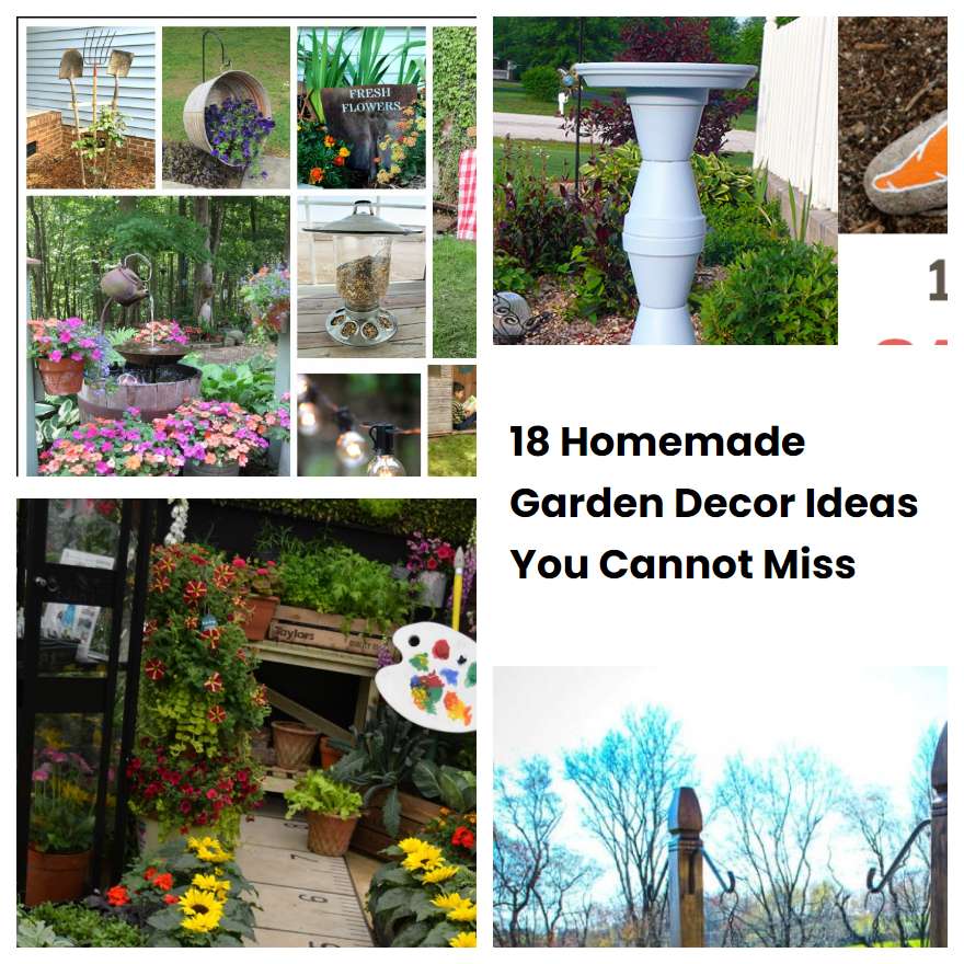 18 Homemade Garden Decor Ideas You Cannot Miss Sharonsable