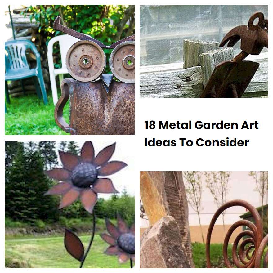 18 Metal Garden Art Ideas To Consider | SharonSable