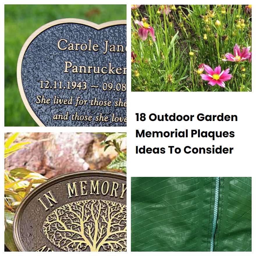 18 Outdoor Garden Memorial Plaques Ideas To Consider | SharonSable