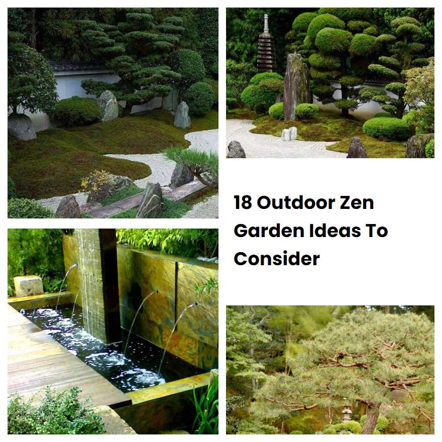 18 Outdoor Zen Garden Ideas To Consider | SharonSable