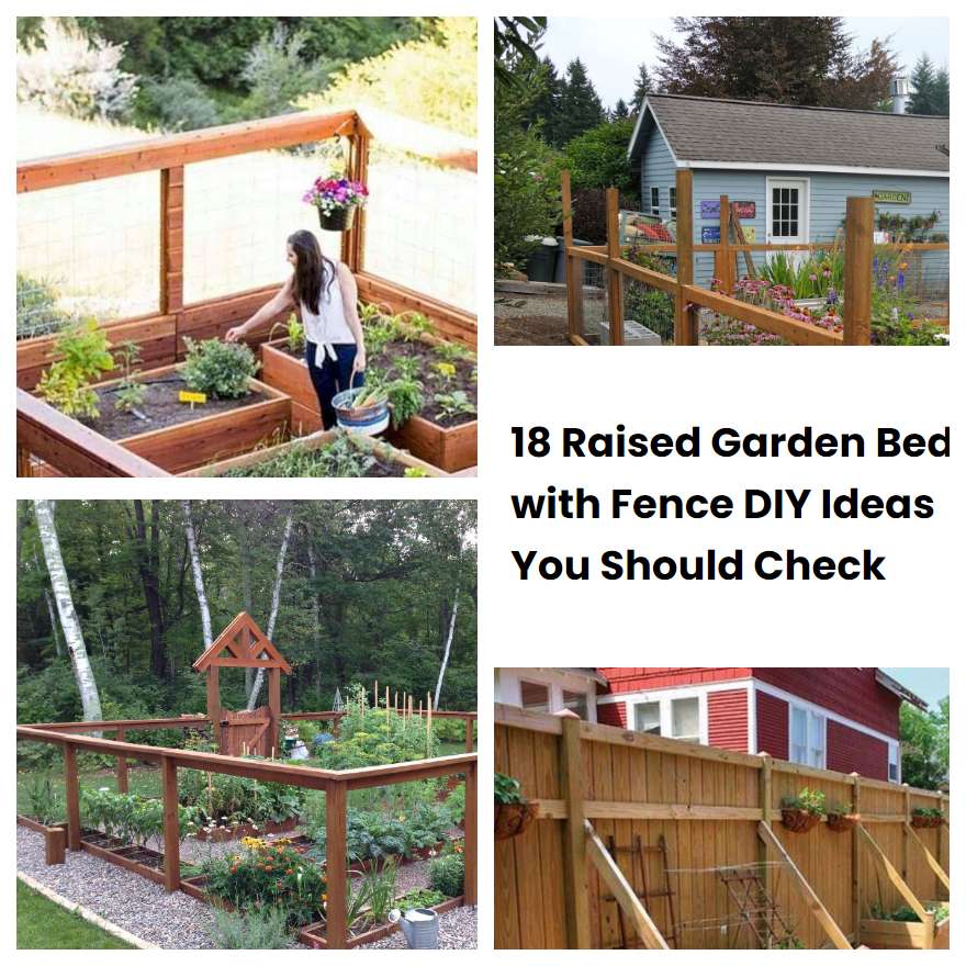 18 Raised Garden Bed with Fence DIY Ideas You Should Check | SharonSable