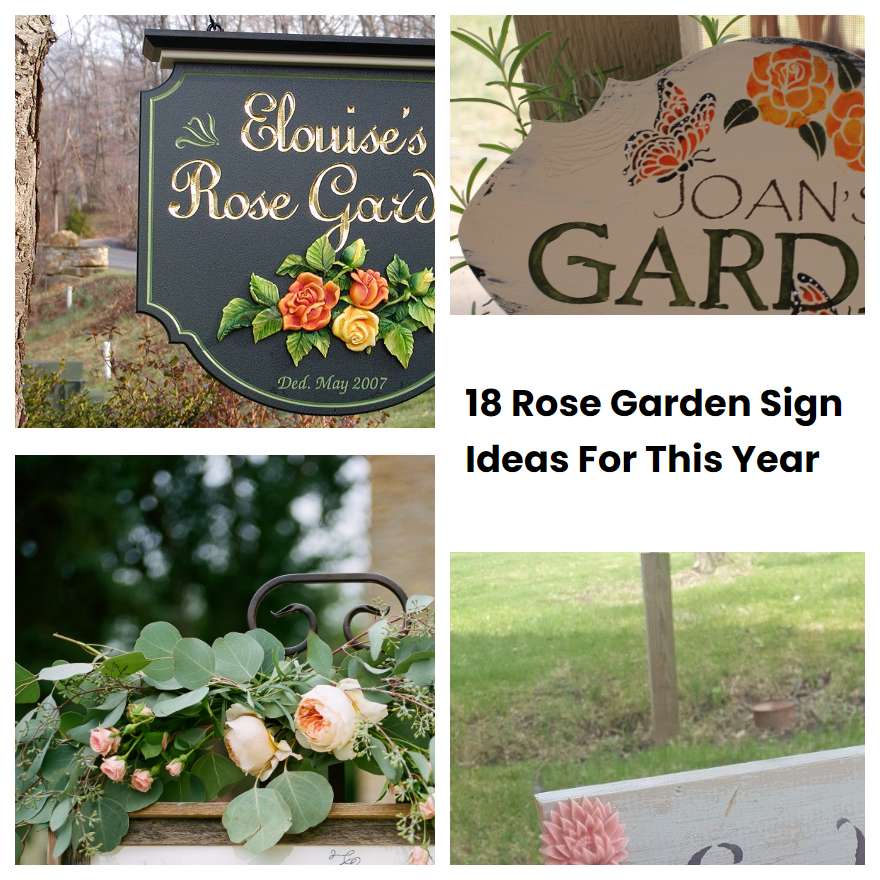 18 Rose Garden Sign Ideas For This Year | SharonSable