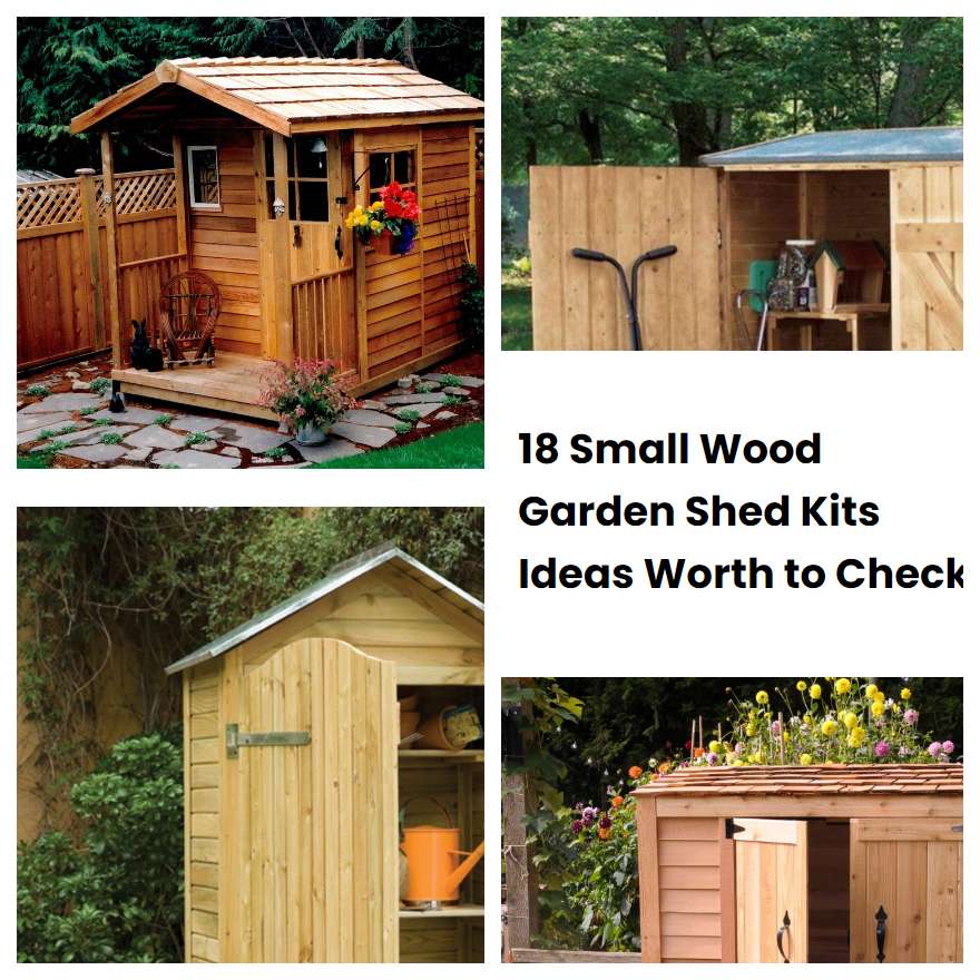 18 Small Wood Garden Shed Kits Ideas Worth to Check | SharonSable