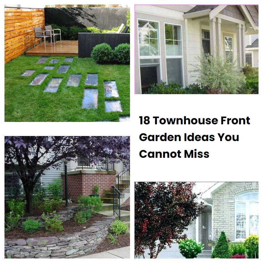 18 Townhouse Front Garden Ideas You Cannot Miss | SharonSable