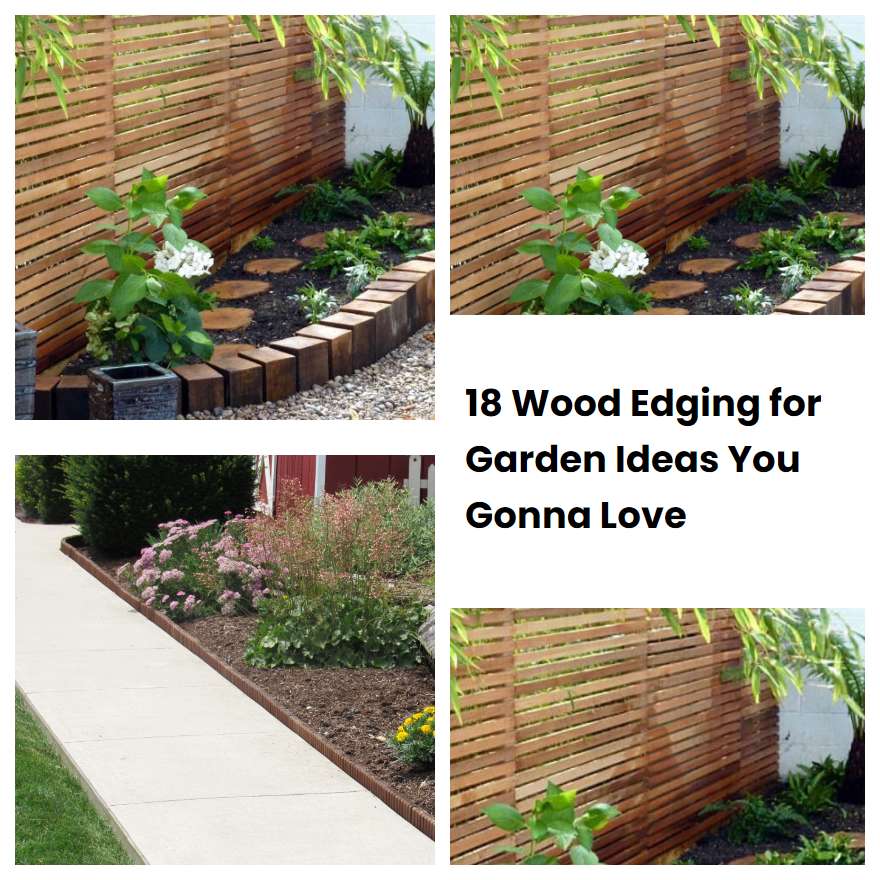 18 Wood Edging for Garden Ideas You Gonna Love | SharonSable