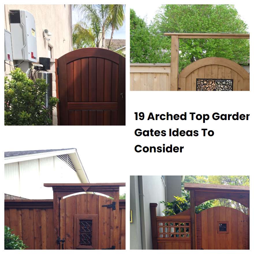 19 Arched Top Garden Gates Ideas To Consider | SharonSable