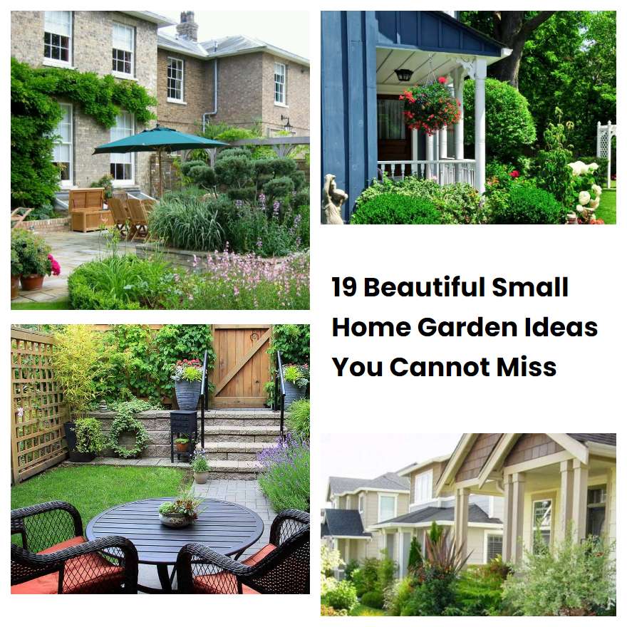 19 Beautiful Small Home Garden Ideas You Cannot Miss | SharonSable