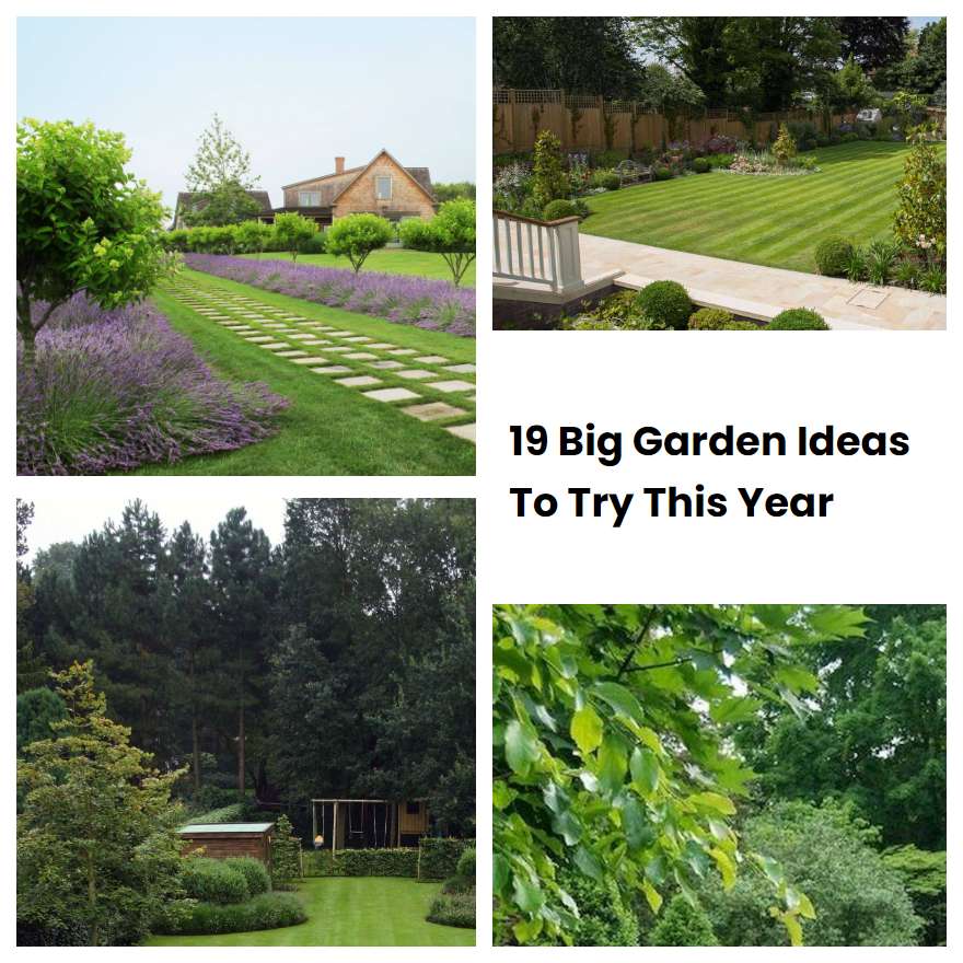 19 Big Garden Ideas To Try This Year | SharonSable