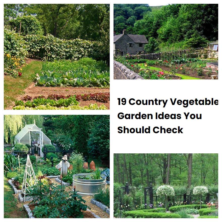 19 Country Vegetable Garden Ideas You Should Check | SharonSable