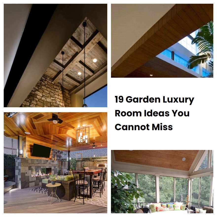 19 Garden Luxury Room Ideas You Cannot Miss | SharonSable