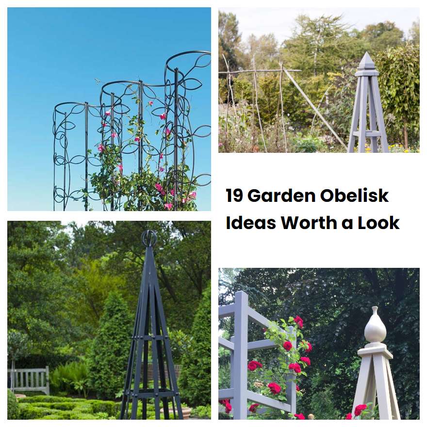 19 Garden Obelisk Ideas Worth a Look | SharonSable