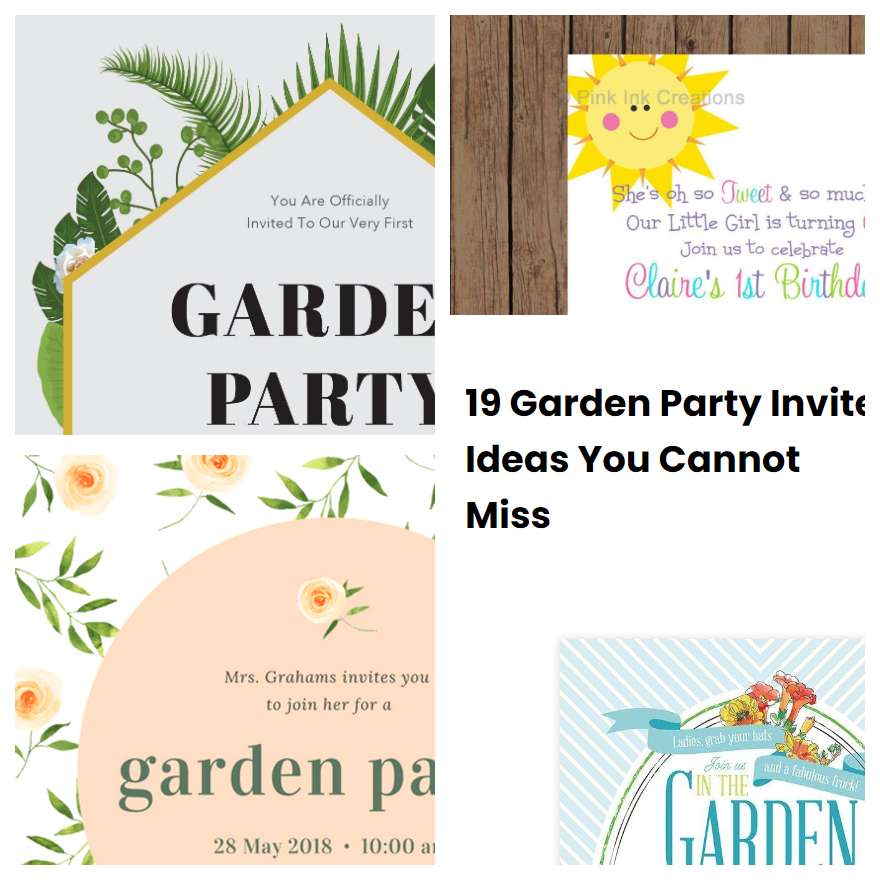 19 Garden Party Invite Ideas You Cannot Miss | SharonSable