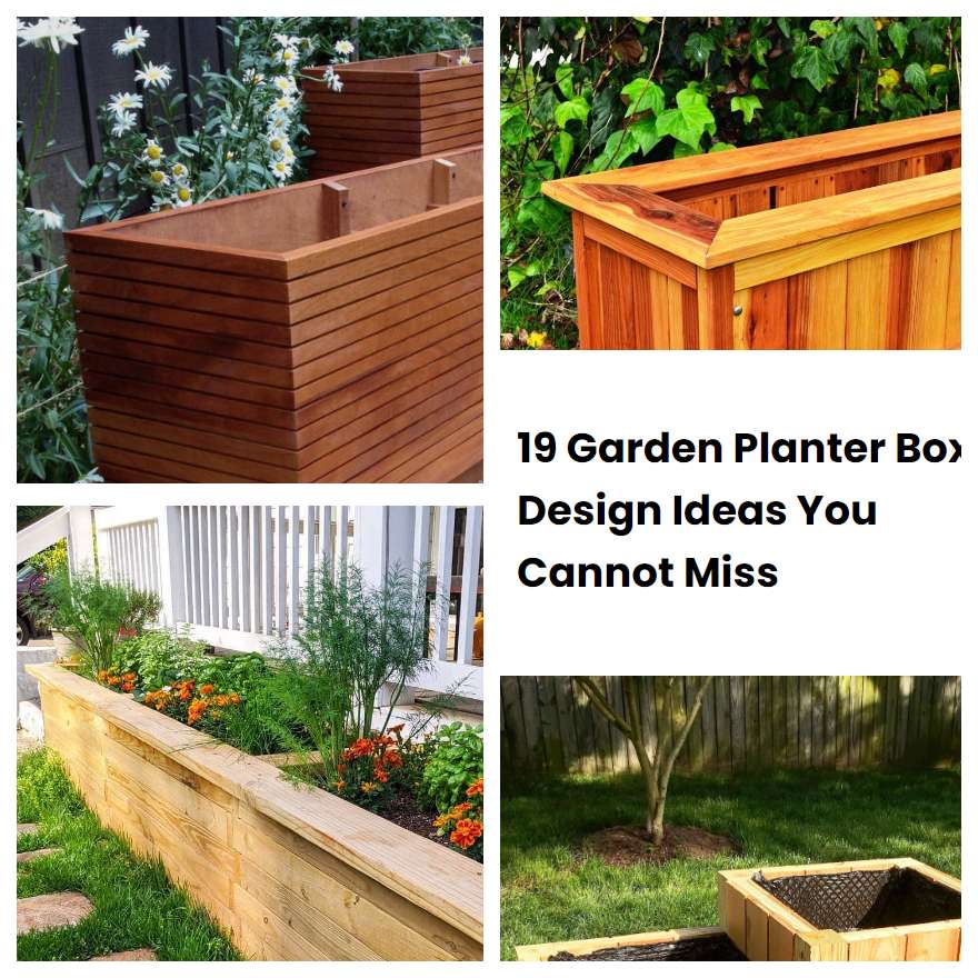 19 Garden Planter Box Design Ideas You Cannot Miss | SharonSable