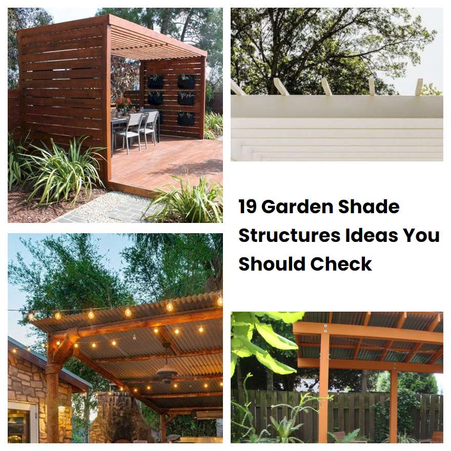 19 Garden Shade Structures Ideas You Should Check | SharonSable
