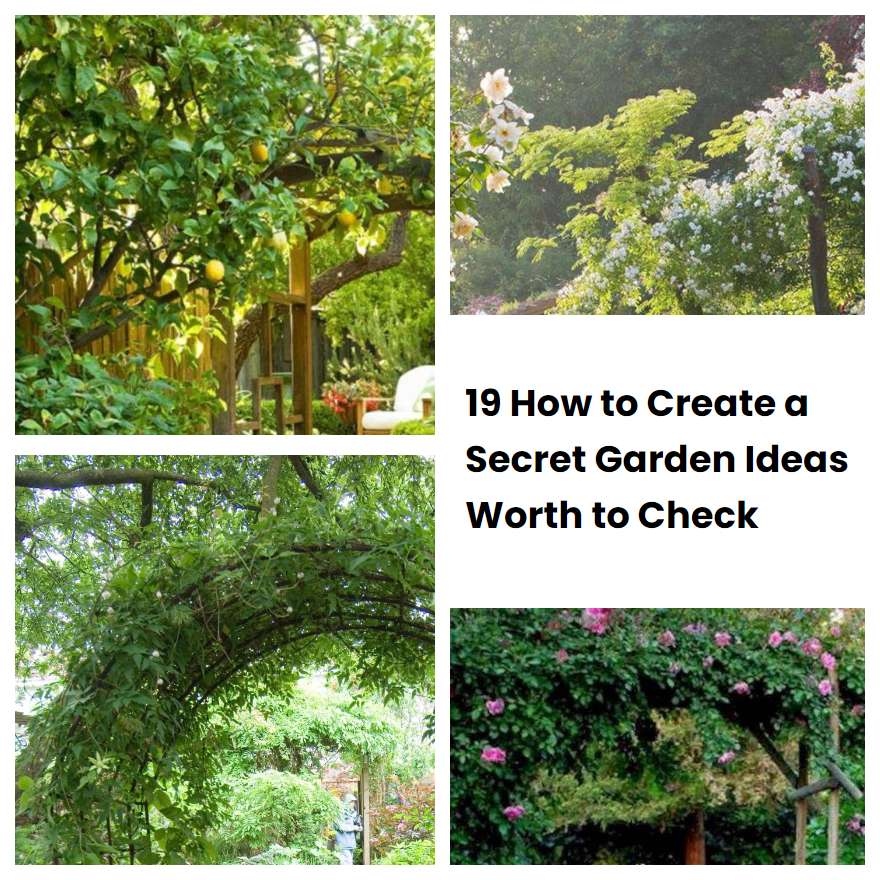 19 How to Create a Secret Garden Ideas Worth to Check | SharonSable