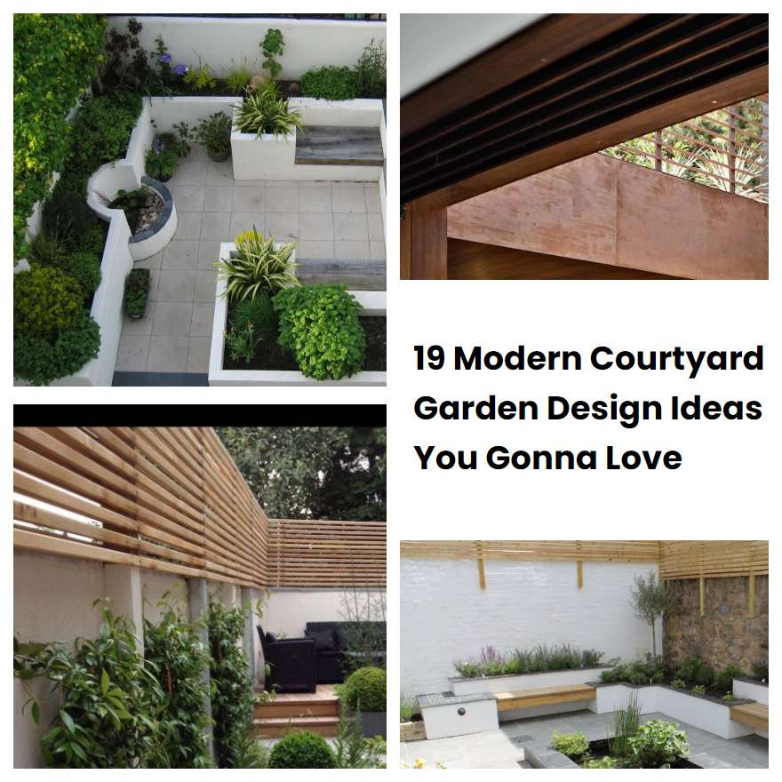 19 Modern Courtyard Garden Design Ideas You Gonna Love | SharonSable